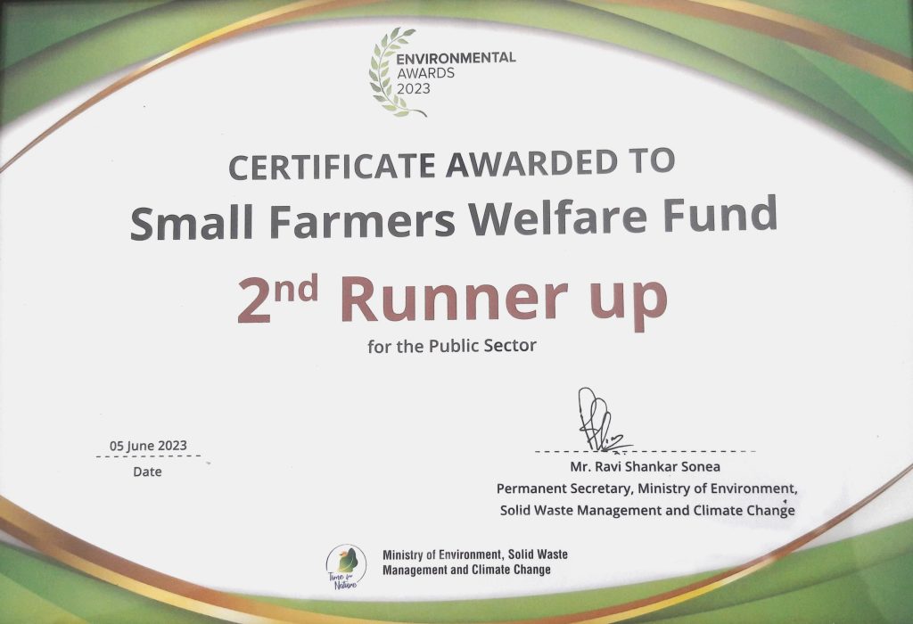 Small Farmers – Welfare Fund